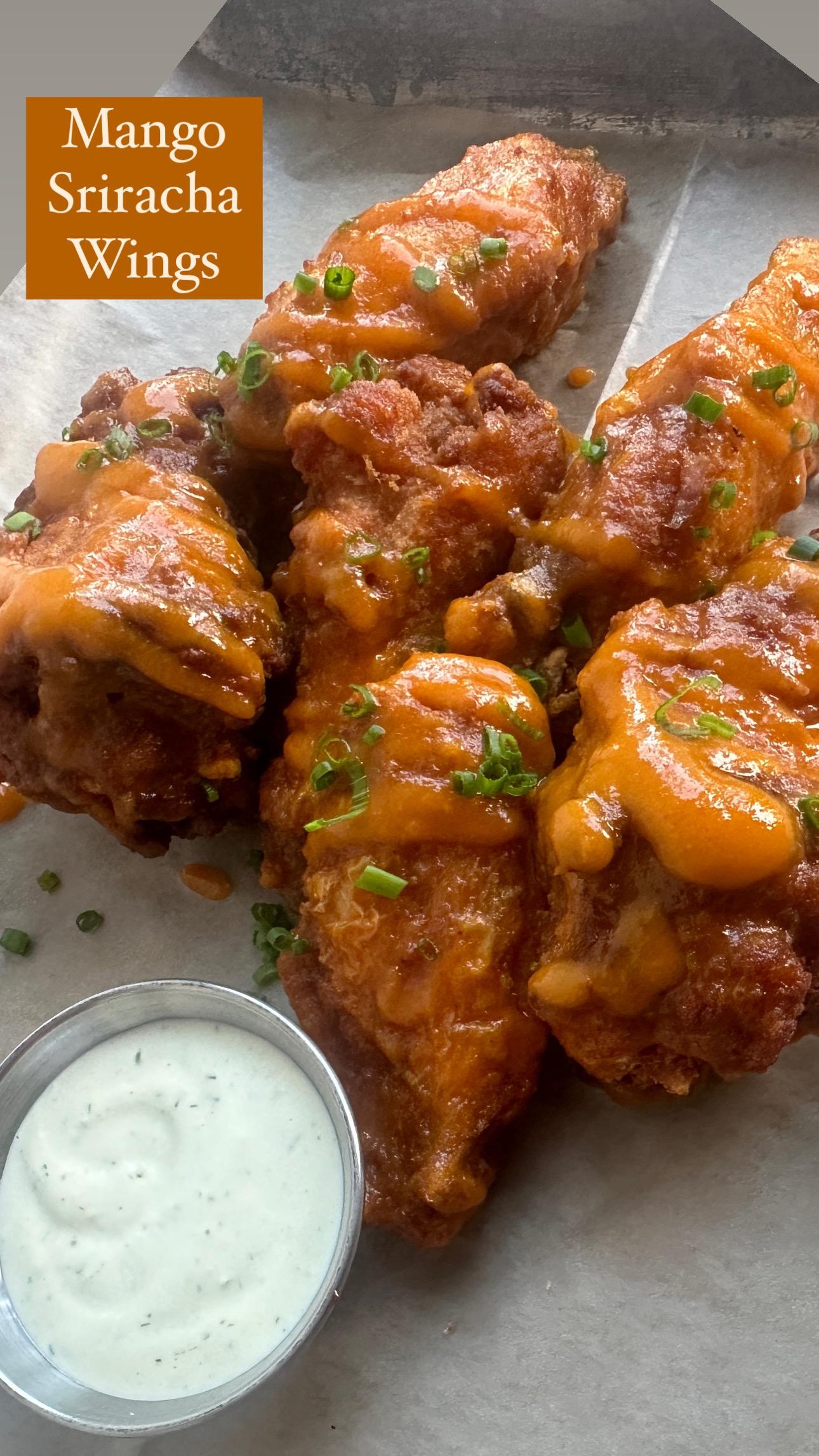 Batesy's BBQ - Mango Sriracha Wings