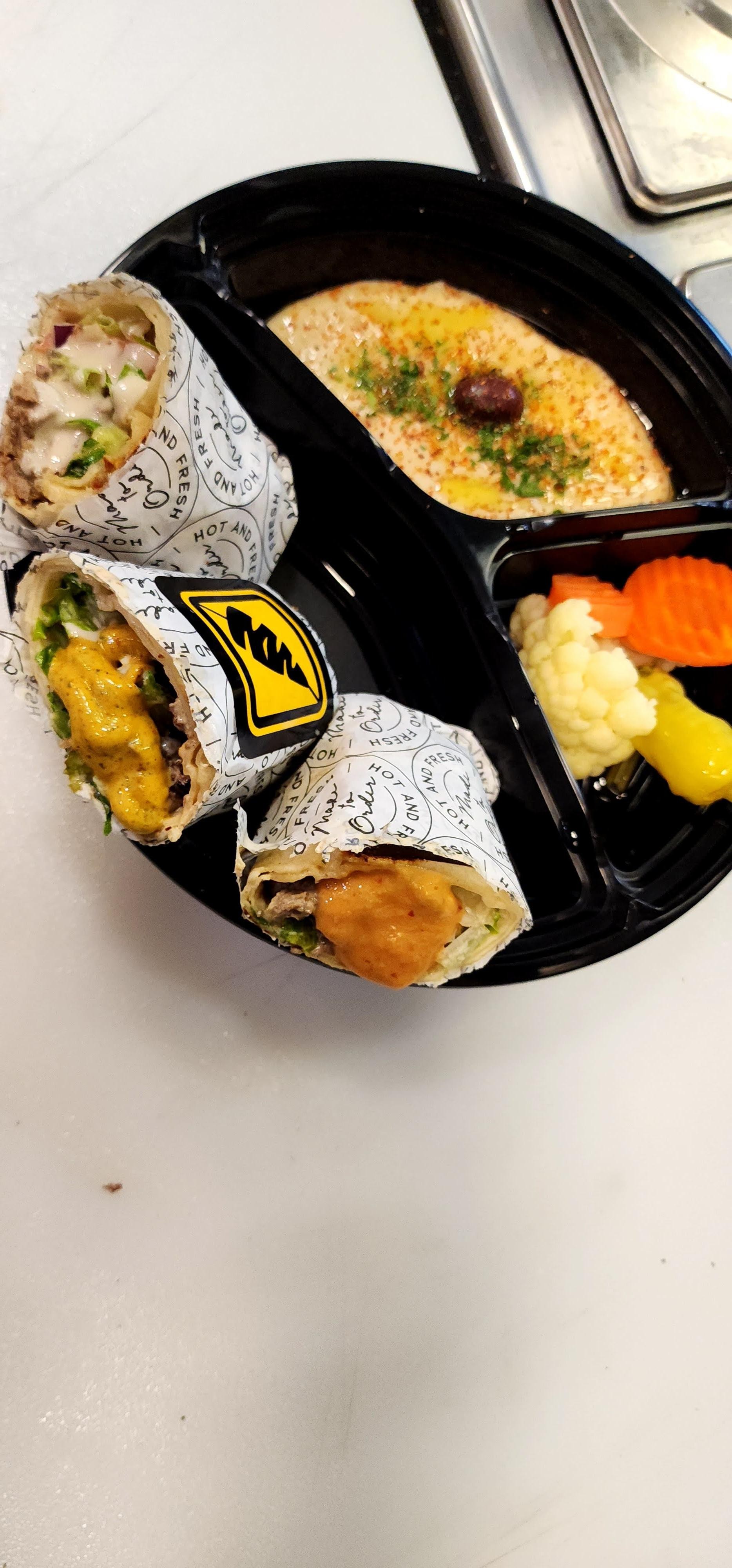 Shawarma Junction - Irving TX - Chicken Shawarma Wrap Platters