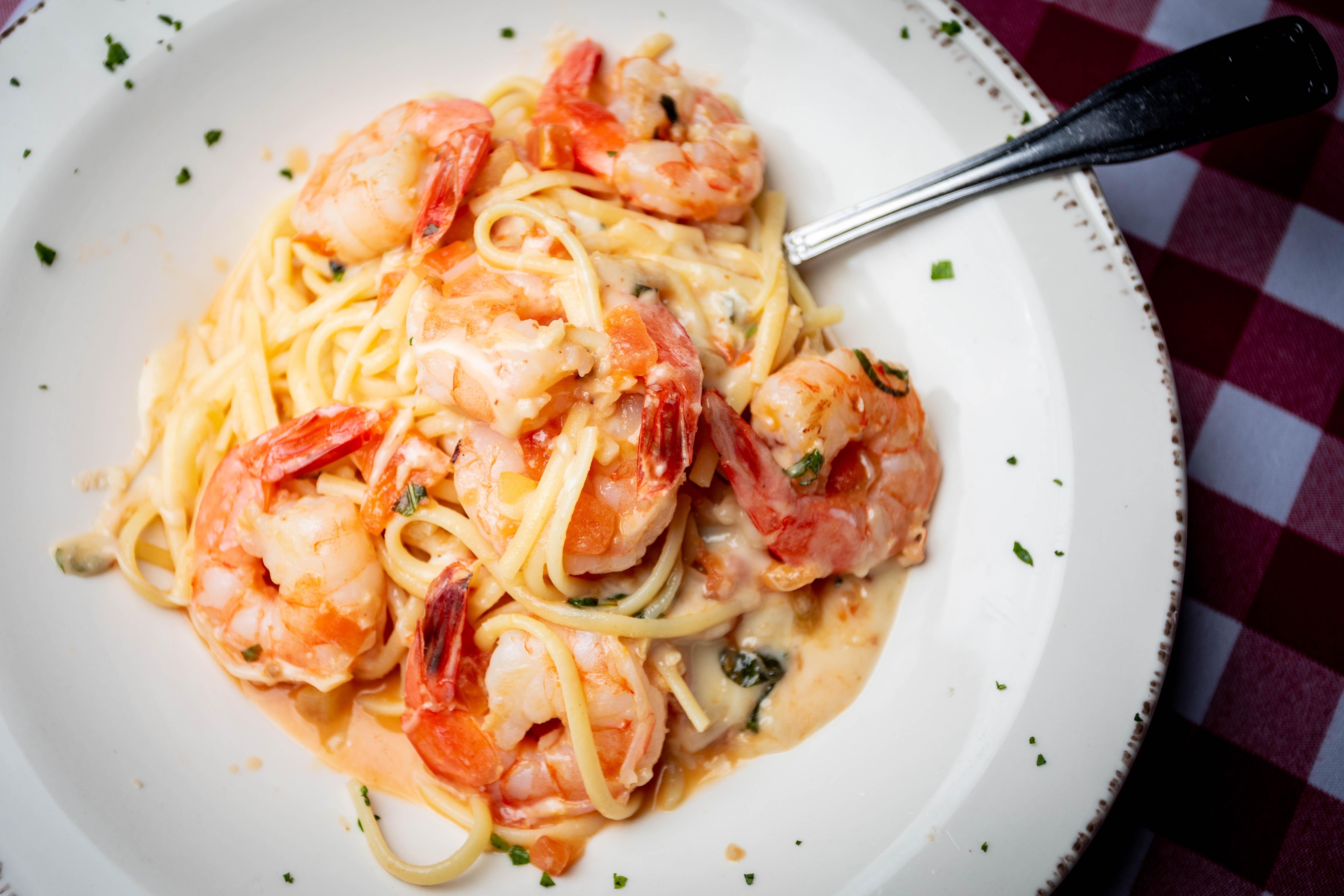 Aldos Italian Table & Bar - Penne Pulcinella with Shrimp