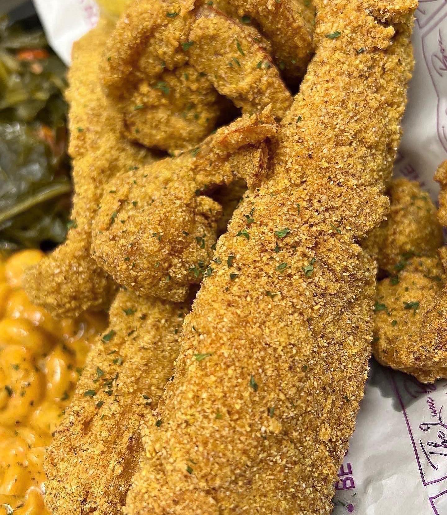 Luxebox 2.0 - Deep Fried Basa Fish w/ Prawns