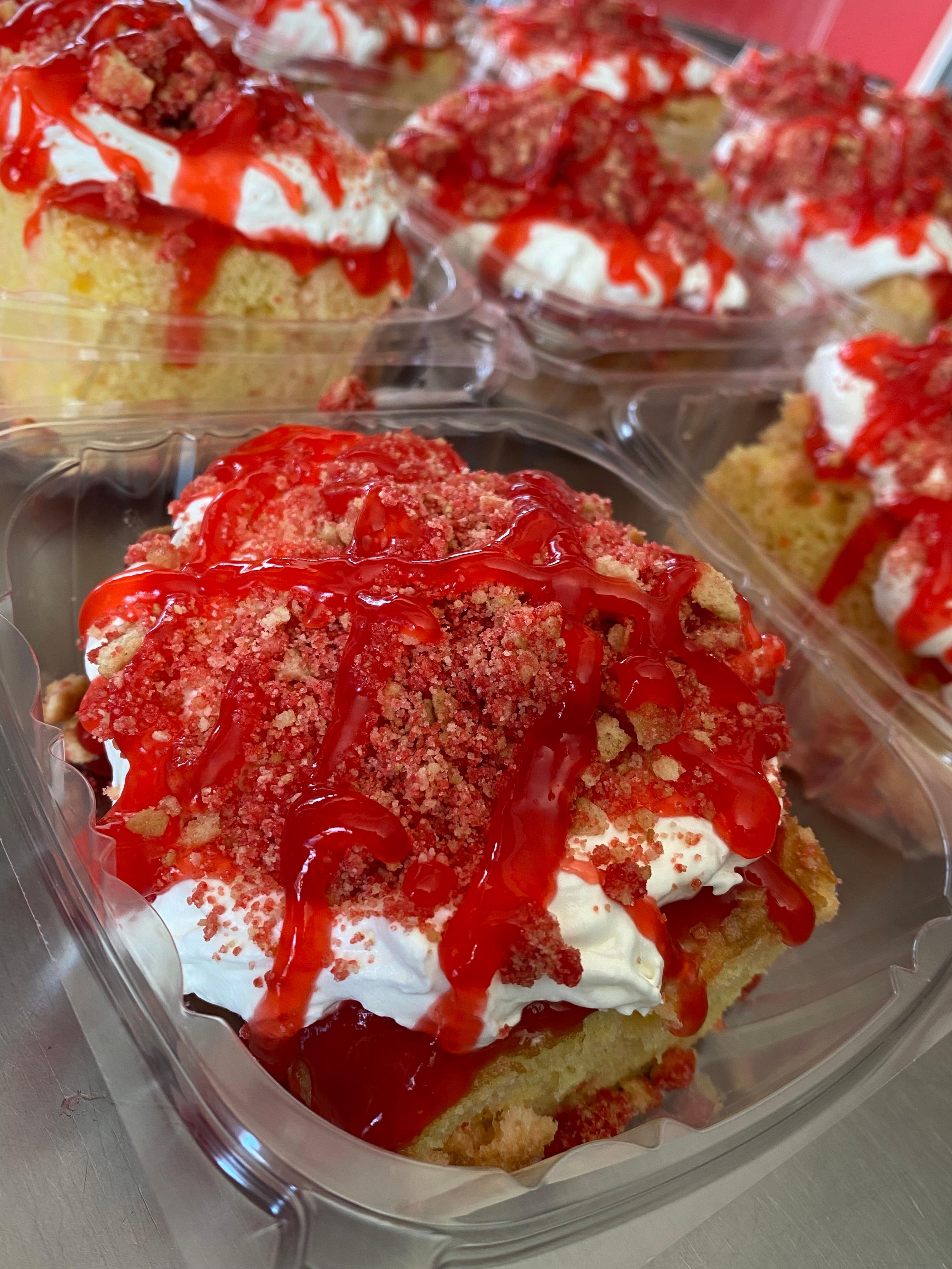 La Birria Loca - Strawberry Crunch 3 Leches Cake