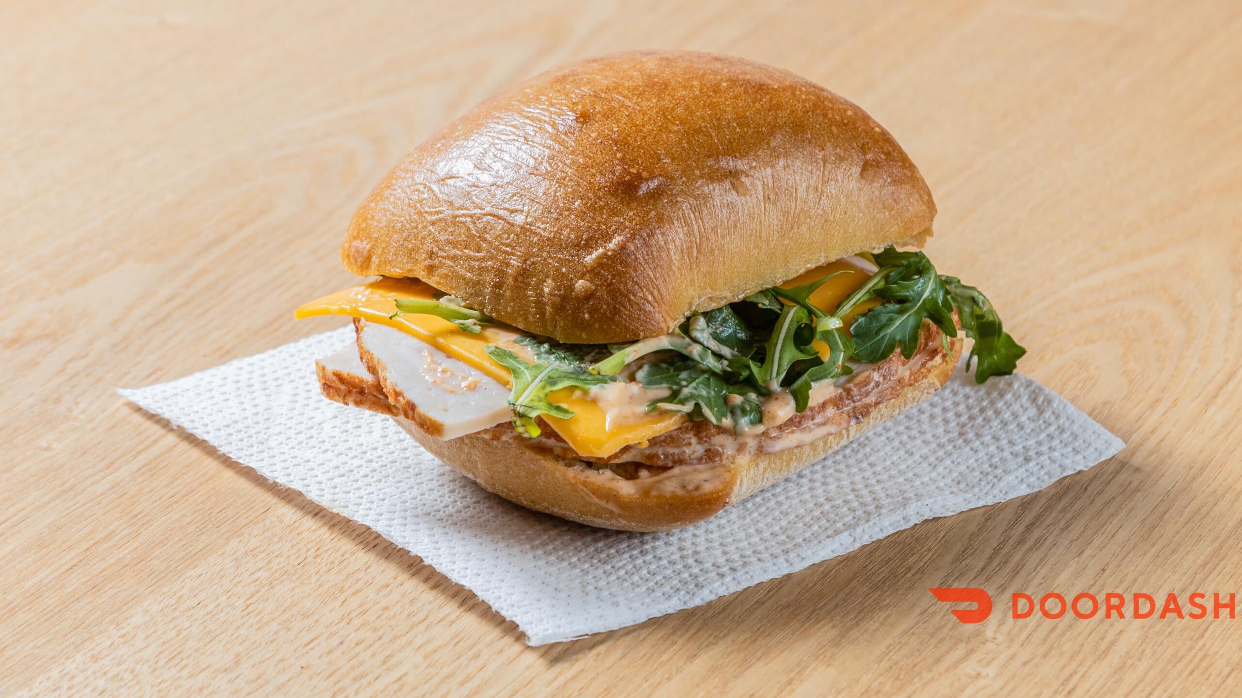 Newark, NJ - Turkey & Cheddar Chese Sandwich