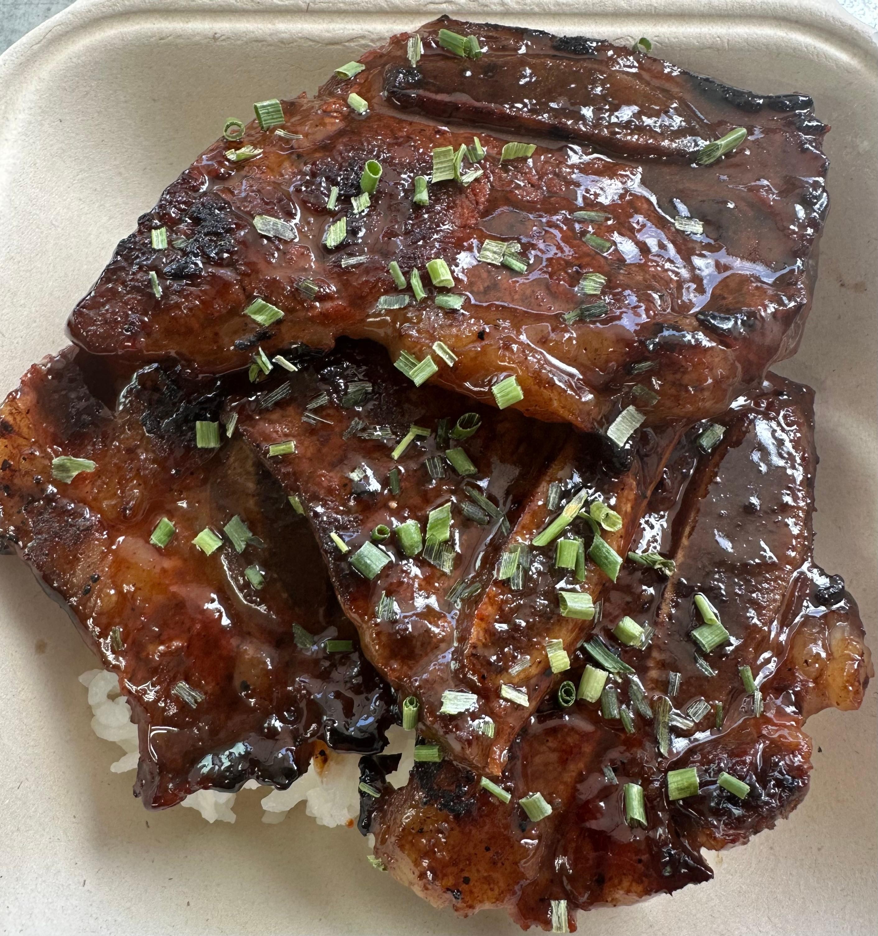 Da Lumpia Stop - Combo 3- Filipino BBQ Kalbi Ribs