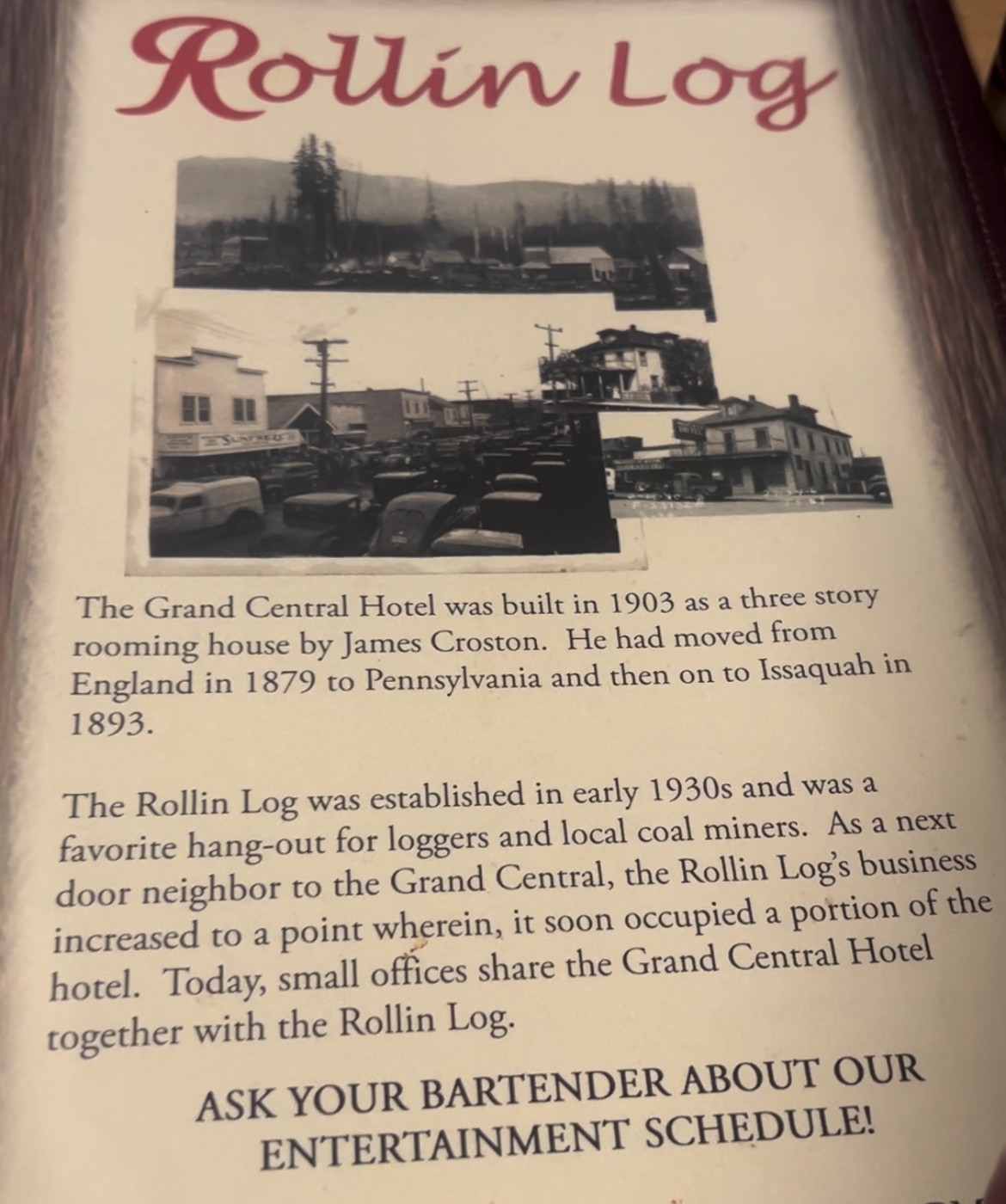 The Rolling Log | Toast