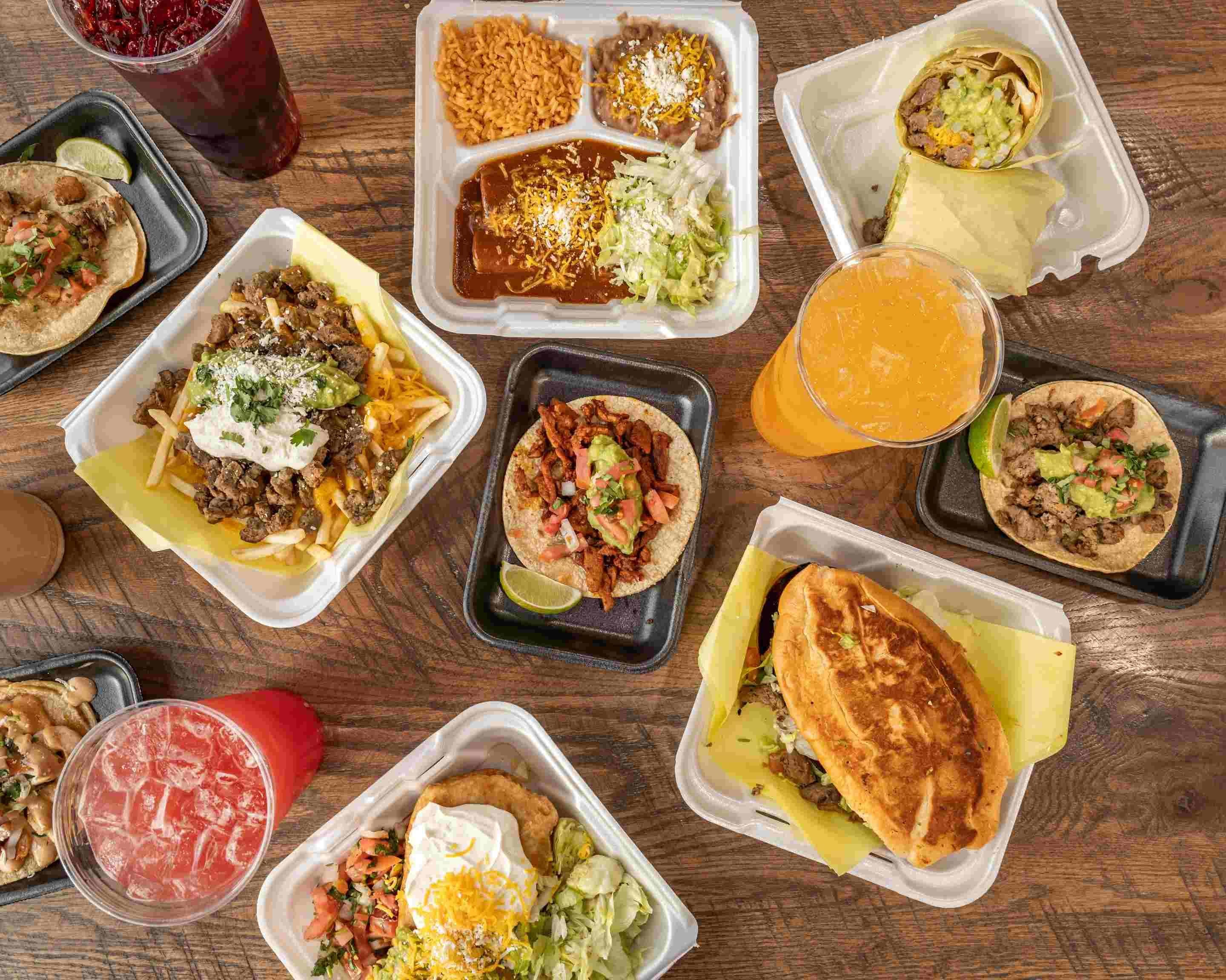 Valerie's Taco Shop Euless 205 w airport fwy - Machaca Torta