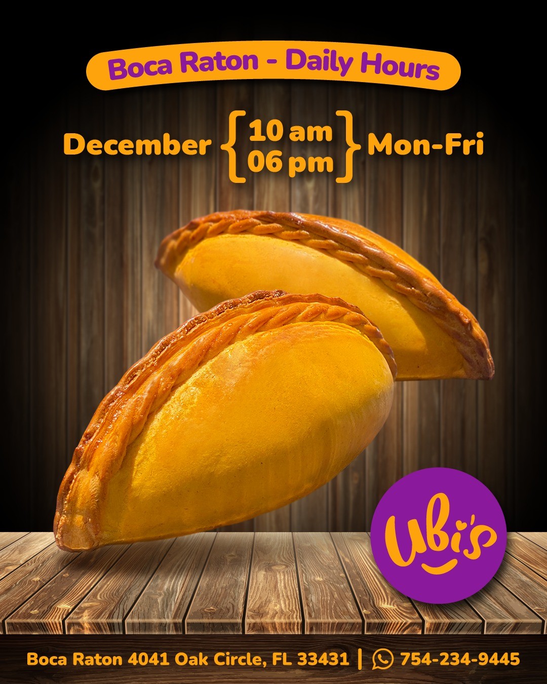 Ubi's Bakery 4140 oak circle