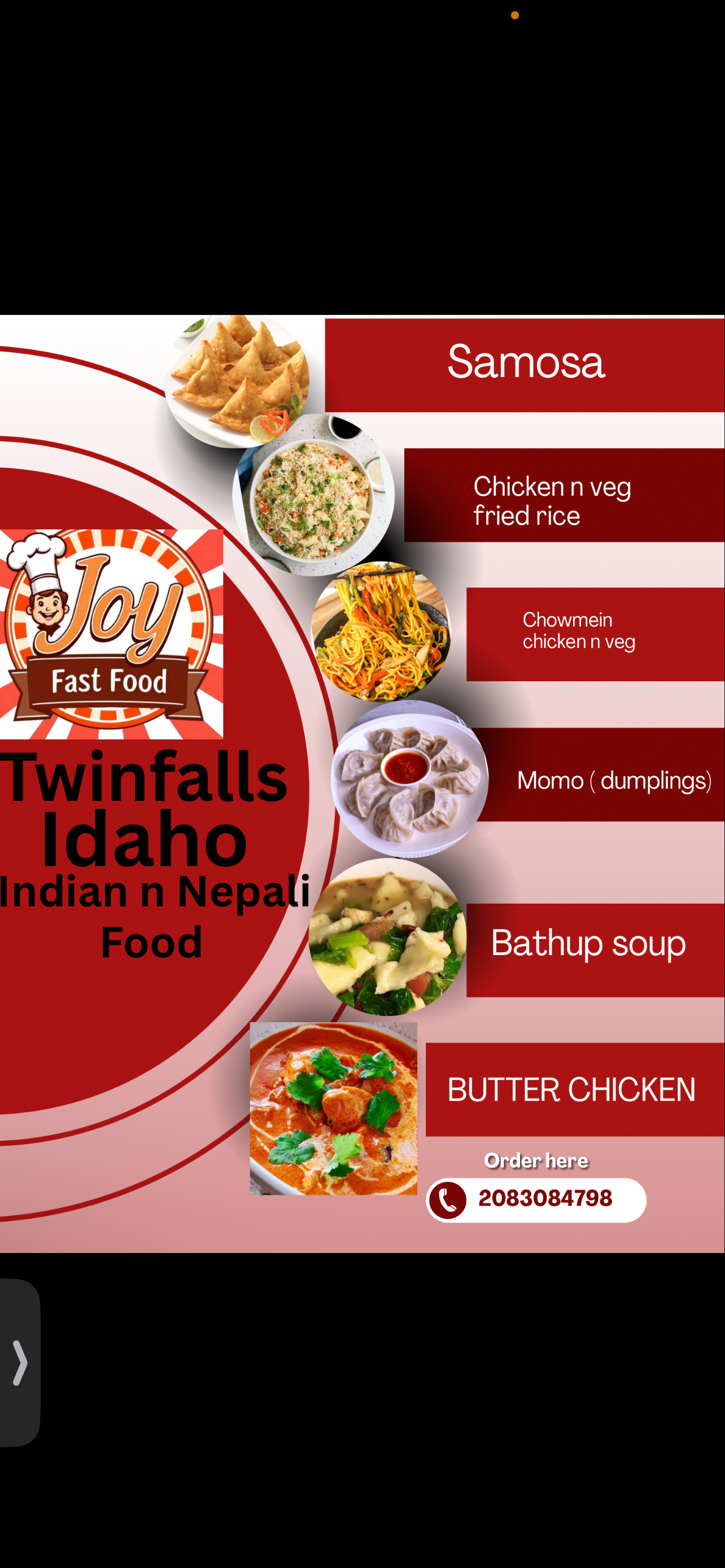 Joy fast food - Veg Samosa