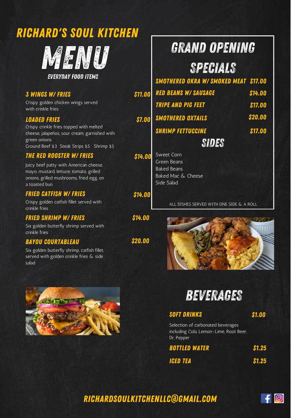 Richard’s Soul Kitchen LLC 529 St Landry Veterans Memorial Hwy | Toast