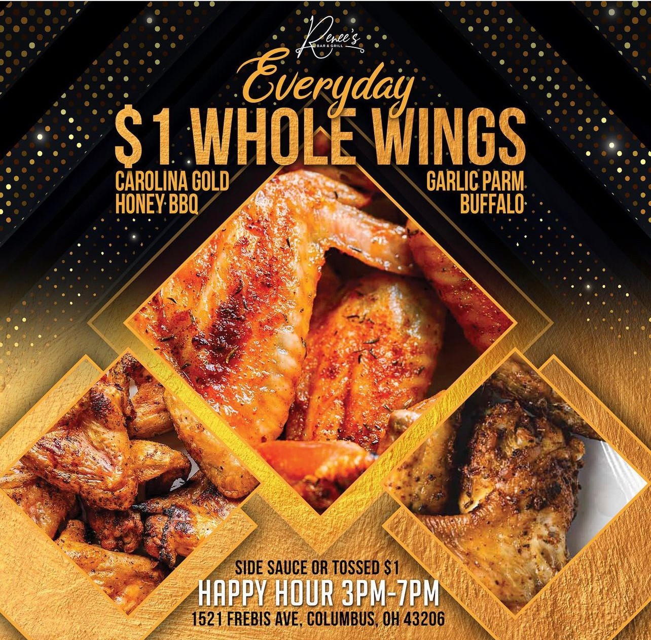 Renee's Bar and Grill 1521 Frebis Avenue Columbus, Ohio 43206 - 12 oz Pepsi