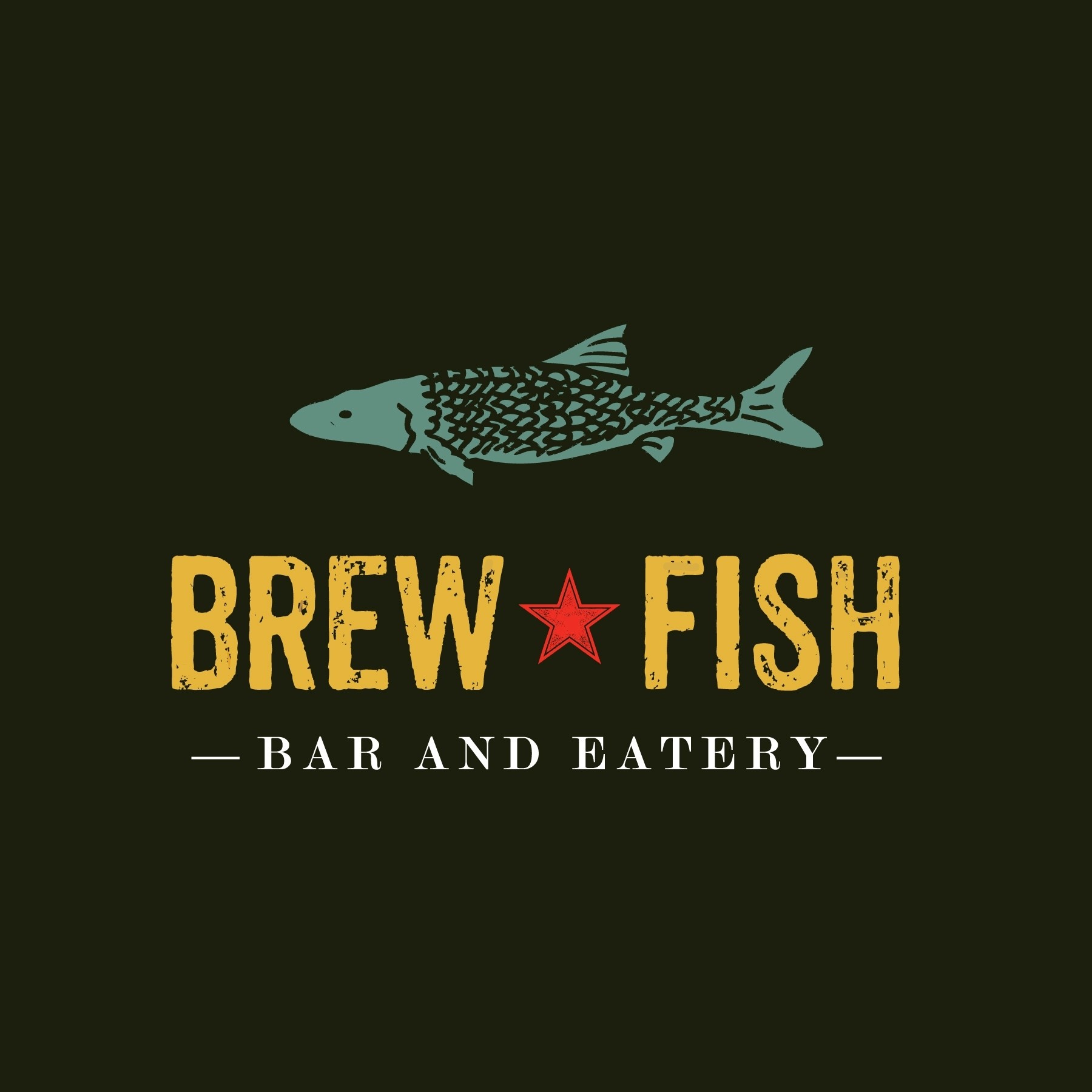 Brew Fish Bar and Eatery - Buffalo Chicken Pizza