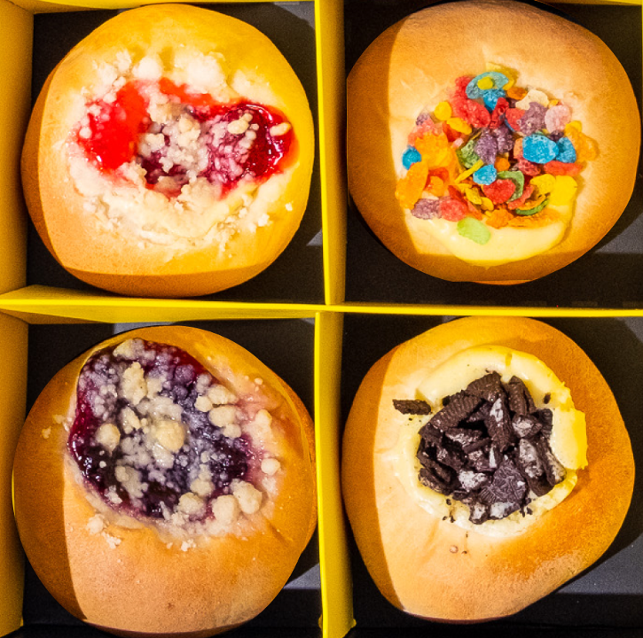 Howdy Breakfast Buns - SWEET - Pick your own 4 sweet pastries