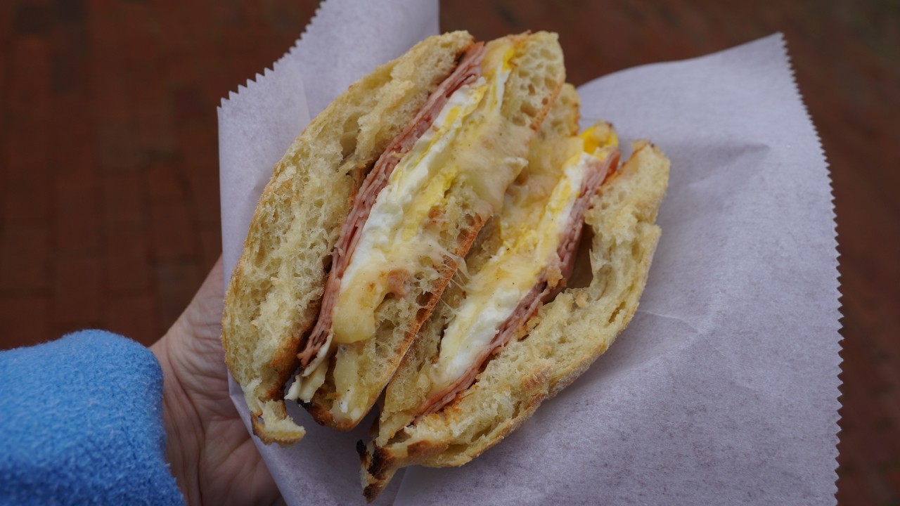 CRUMBS by Toast & Co 33 Franklin Street - Ham, Egg & Cheese