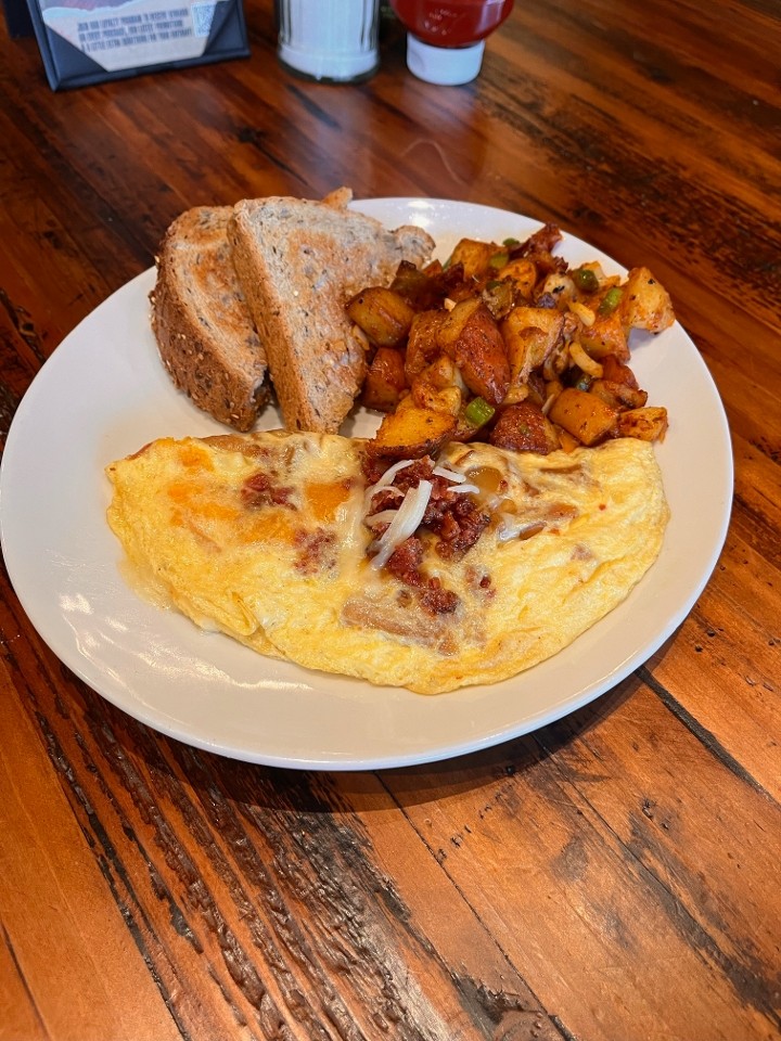 Port Jeff Sta. - Butternut Maple Bacon Omelet