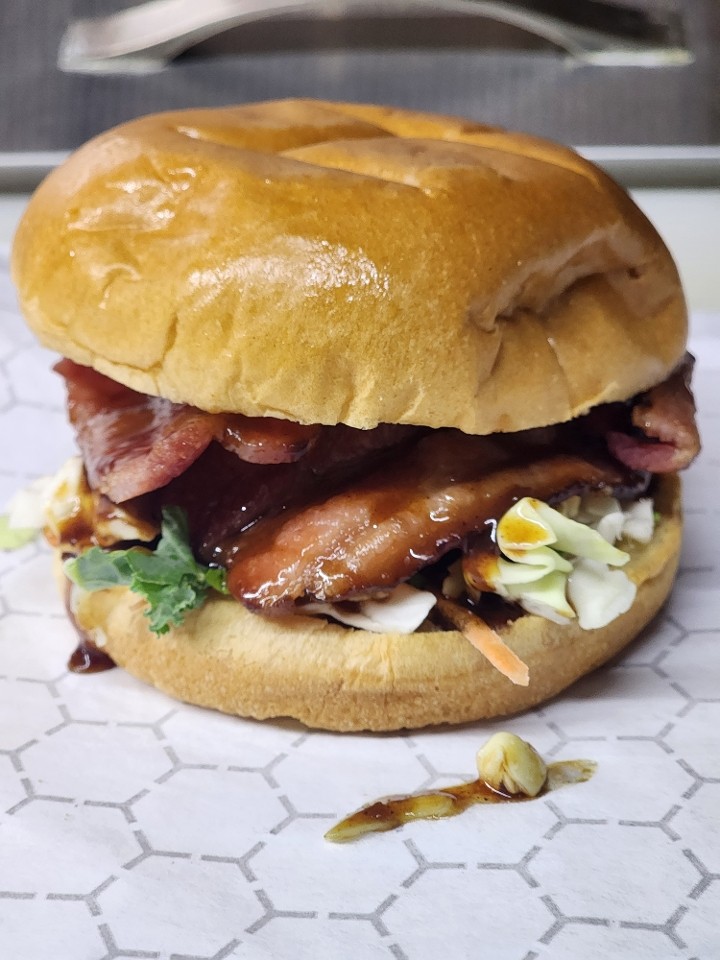 Colliers Office - Sweet & Sticky BBQ Pork Belly Sam'ich