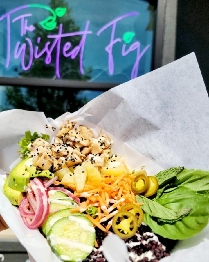 The Twisted Fig - Forbidden Bowl with Teriyaki Chicken