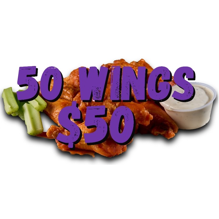 Wing N Pizza Shack - 50 Wings $50