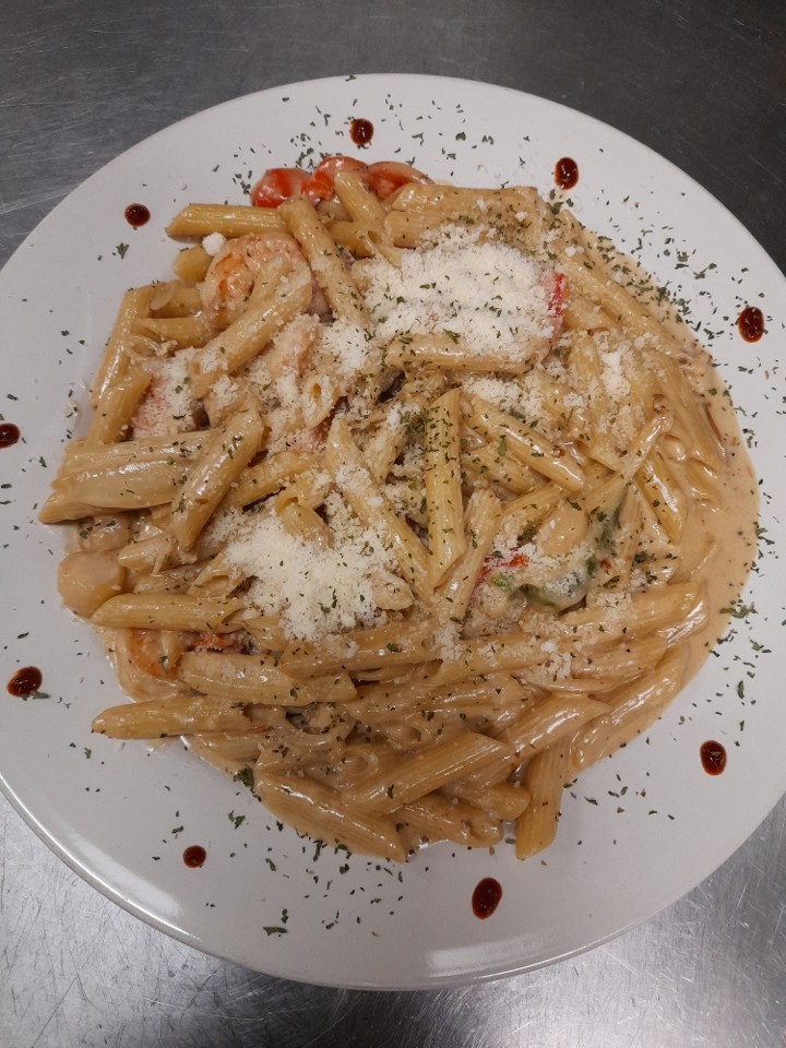 Flavors of Jamaica - Seafood Rasta Pasta