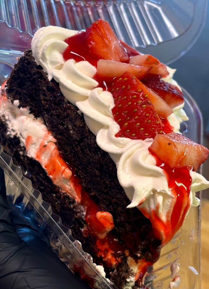 Linn's Tex Mex Cuisine - Chocolate Tres Leches Slice
