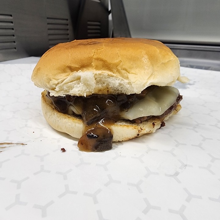 Brandon's Burgers - #6 Shroom n' Cheese Single