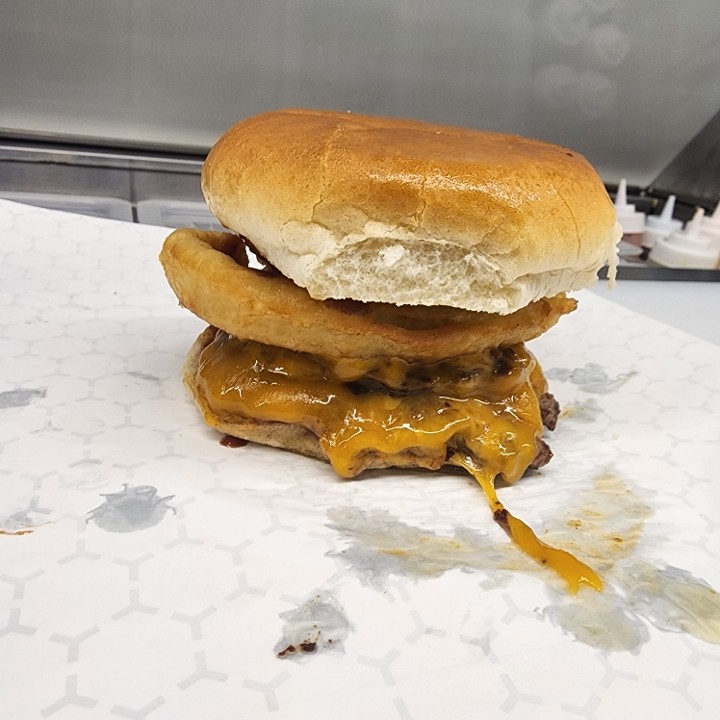 Brandon's Burgers - #8 BBQ Western Double