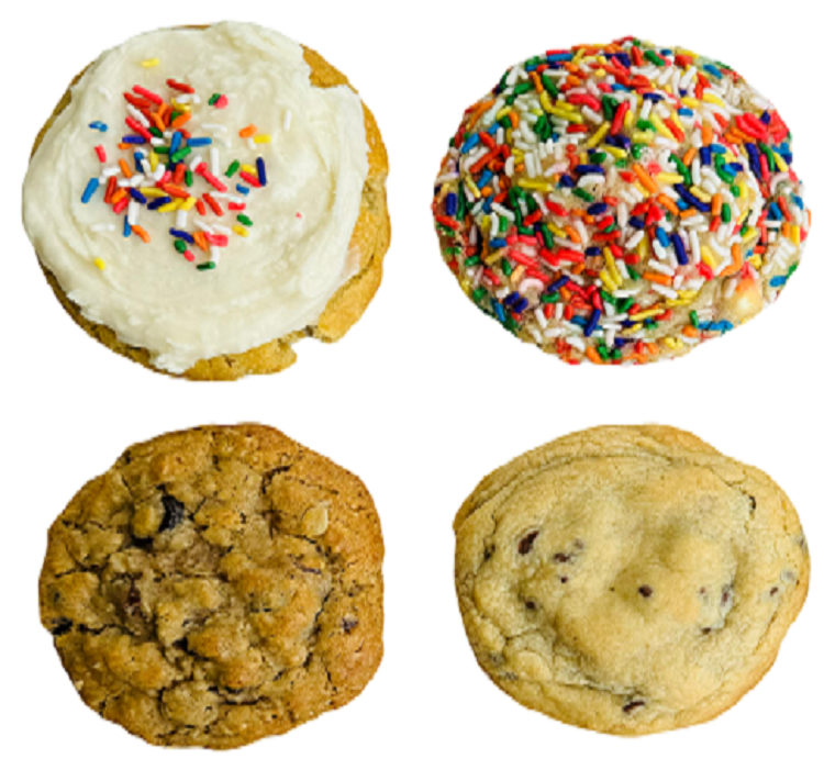 Rogers - BOX OF 4 GIANT GOOEY COOKIES