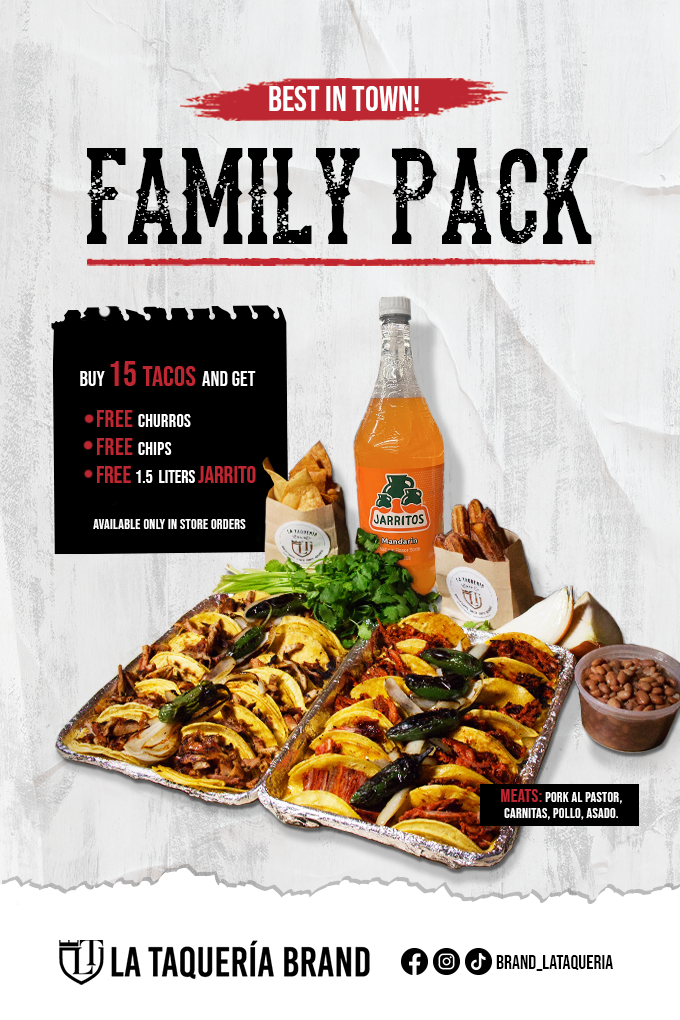 La Taqueria Brand-LBX The Hanger - 15 Taco Family Pack