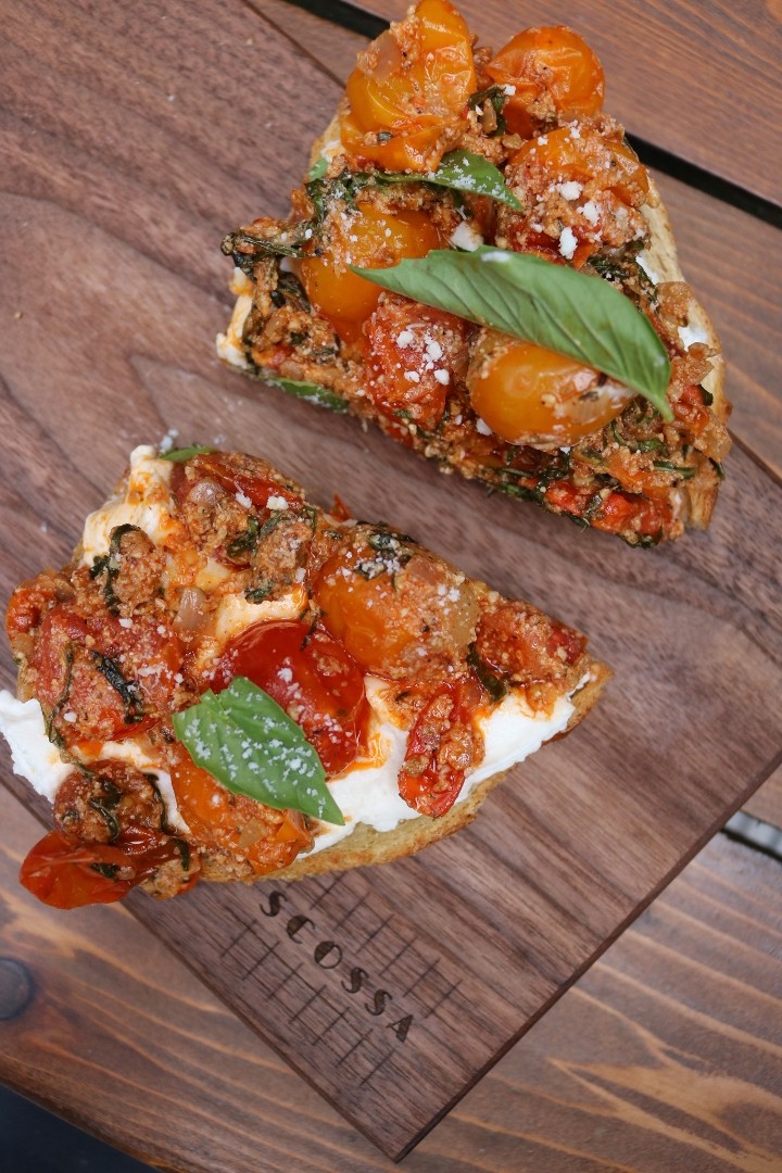 Osteria Scossa @ Chefs Hall - Roasted Tomato Bruschetta