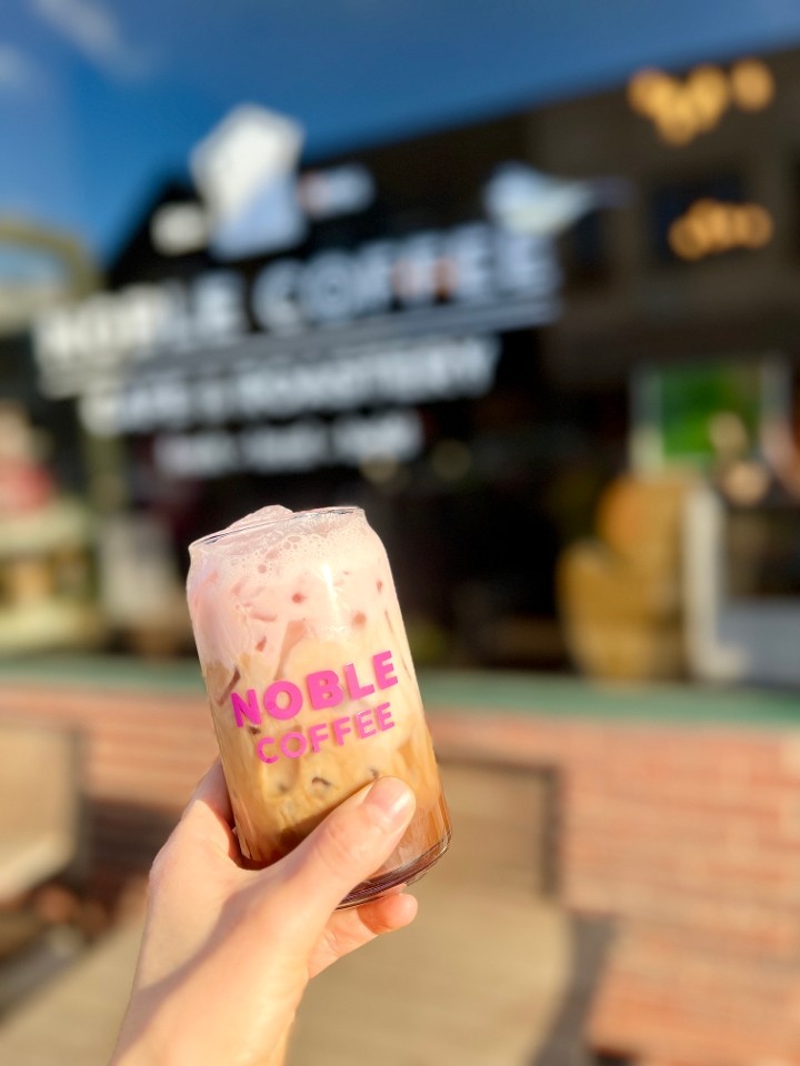 Noble Coffee & Tea - Neapolitan 16oz Iced Latte