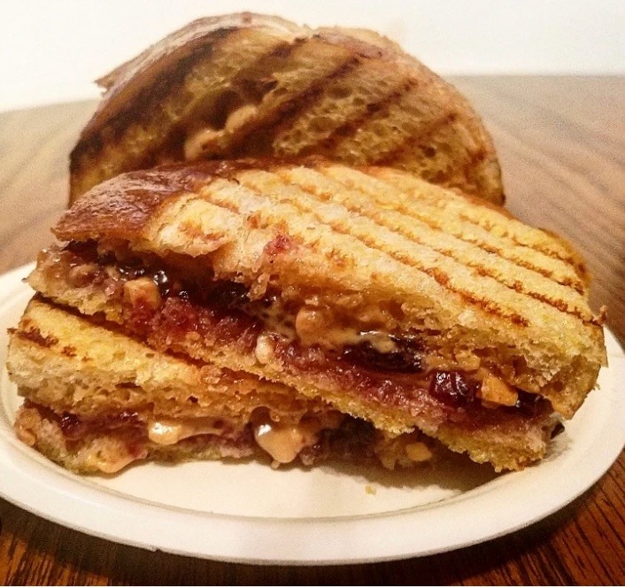 The Peppered Pig - PB&J Panini