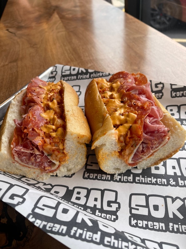 Soko Bag Korean Fried Chicken 95 Nutt Road - Korean Italian Hoagie