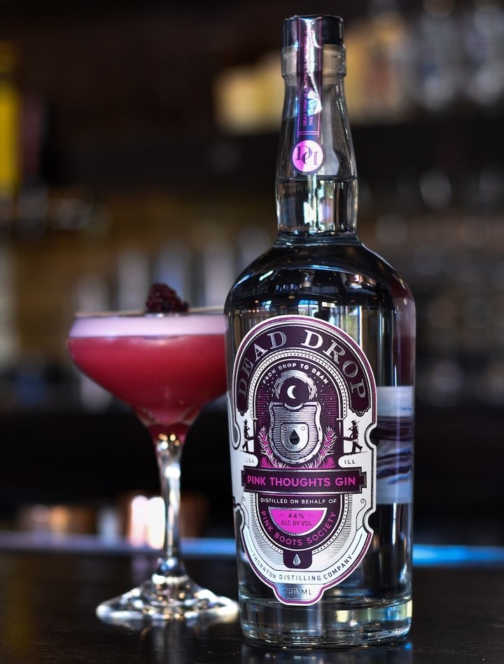 Thornton Distilling Co. - Dead Drop Pink Thoughts Gin