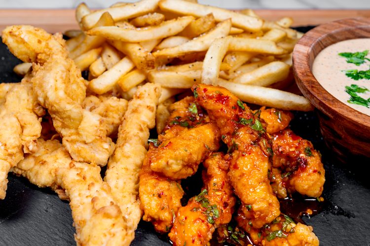 Star Cinema Grill TX SCG Richmond - Dozen Chicken Tenders with Fries