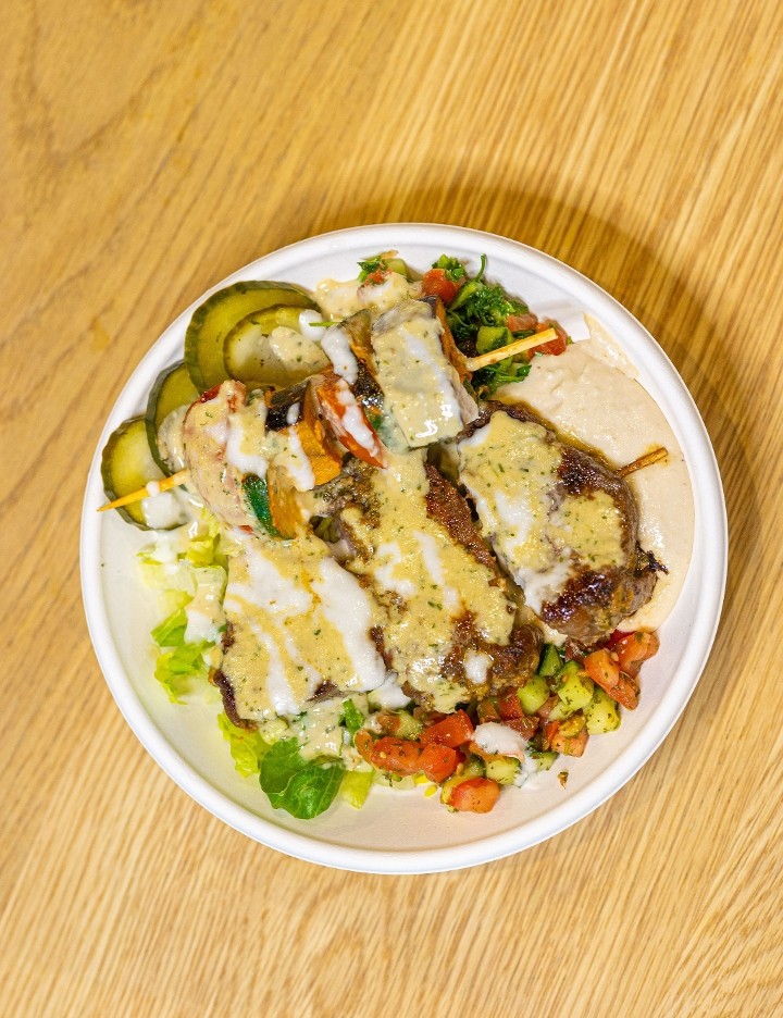 SHAWARMA SHACK - Beef Tenderloin Kebab Platter