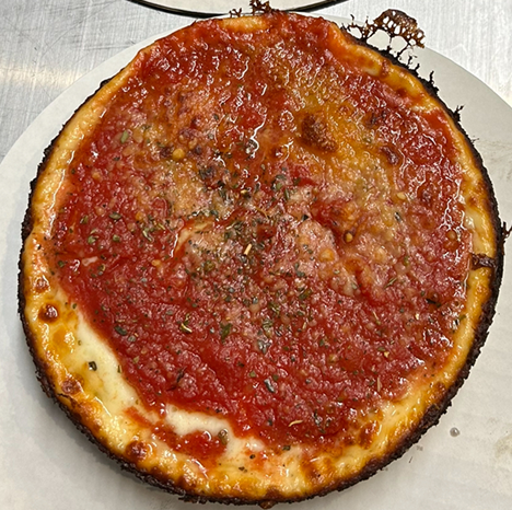 3400 Comsouth window 6 - 7in Pan Cheese Pizza