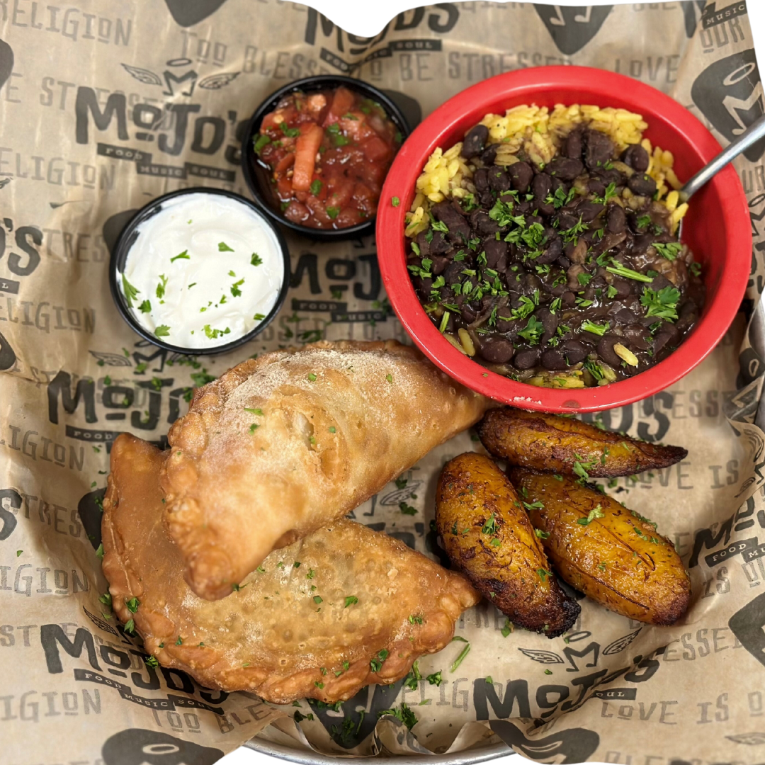 Mojo's Food Music Soul - Catering 11655 NW Gainesville Rd - Beef Empanadas
