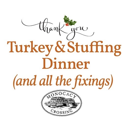 Monocacy Crossing - 8p - Christmas Dinner - 1/2 Rosemary Turkey - Meal ...