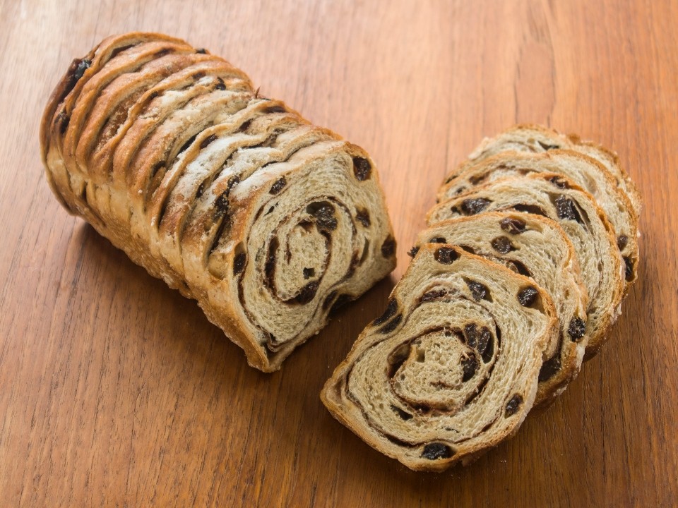 Raymond's Sourdough Bakery #2 San Mateo - Raisin Bread Sliced