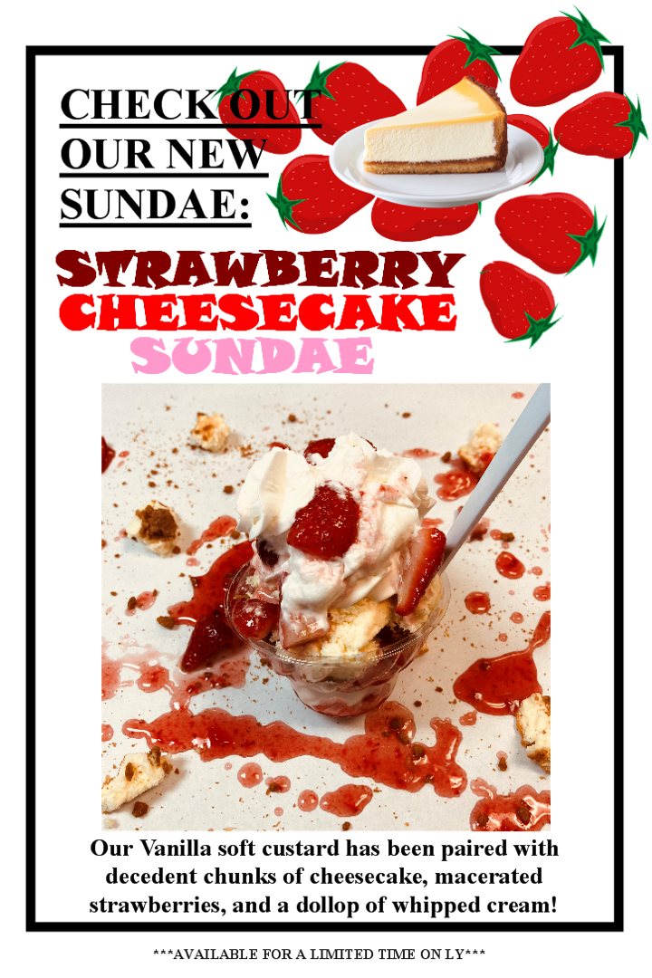Lauderdale Drive - Strawberry Cheesecake Sundae