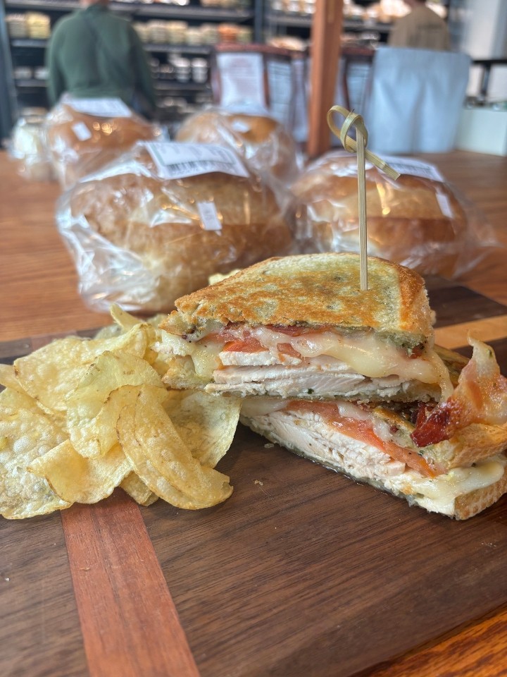 Yellow Umbrella Provisions - Libbie Mill - Chicken Bacon Panini