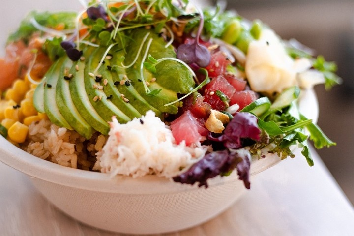 2720 South Moody Ave Suite 100 Two Proteins Poke Bowl