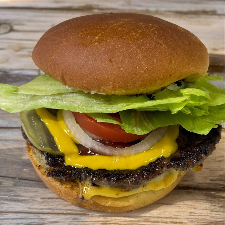 Pig Iron Smokehouse BBQ & Grille The Plains - Quarter Pound Cheeseburger