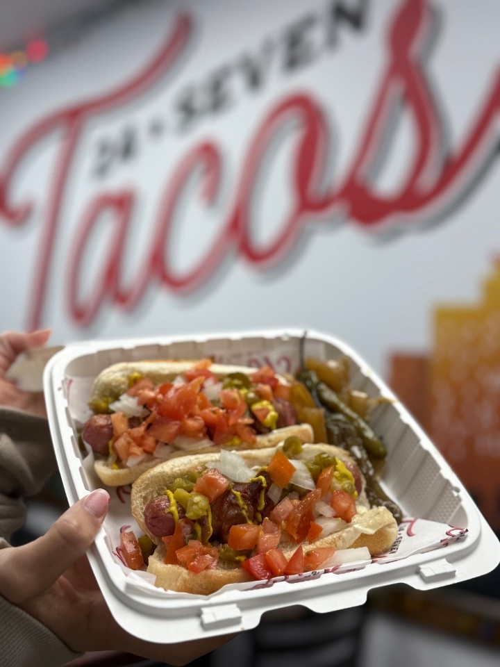 24 Seven Tacos - Singleton 1951 Singleton Boulevard - Hot Dog Regular