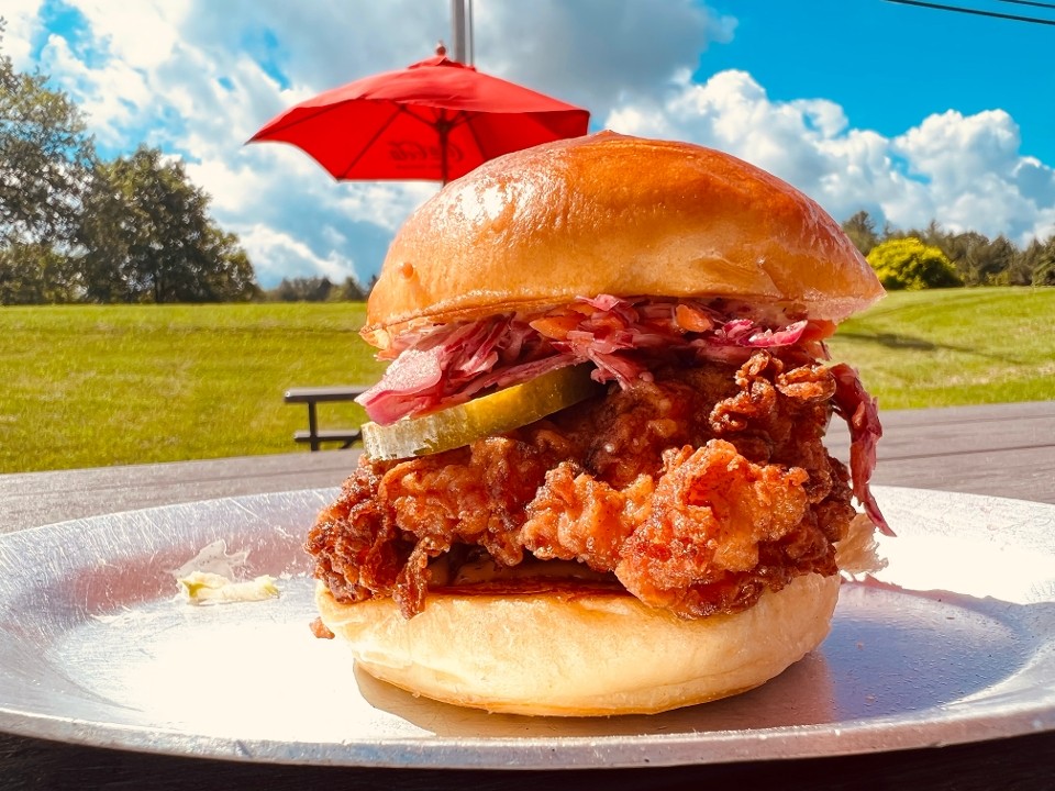 Kate's Food Truck 261 VT rt.15 - Nashville Fried Chicken Sandwich