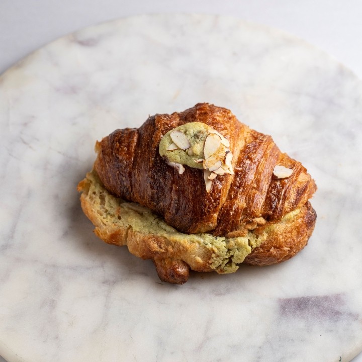 NoMad - Matcha, White Chocolate, & Pistachio Almond Croissant