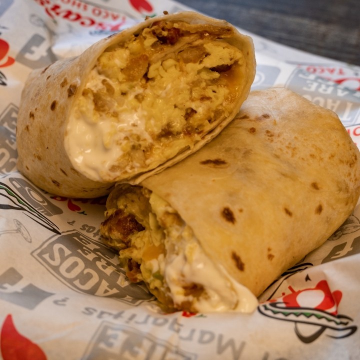 Oscar's Taco Shop - Vandy - Chicken Breakfast Burrito