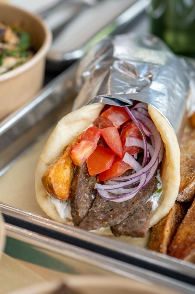 Parea Market 320 E 900 S - Gyro Plate with Hand Pressed Lamb Gyro Meat