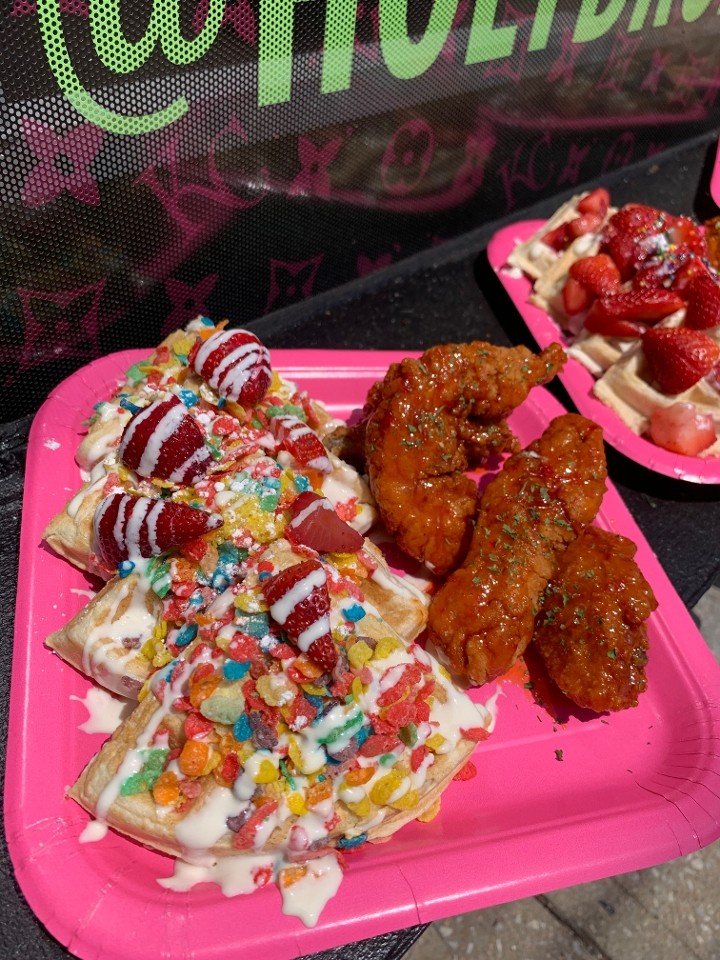 Holy Brunch KC - Tenders + Waffle