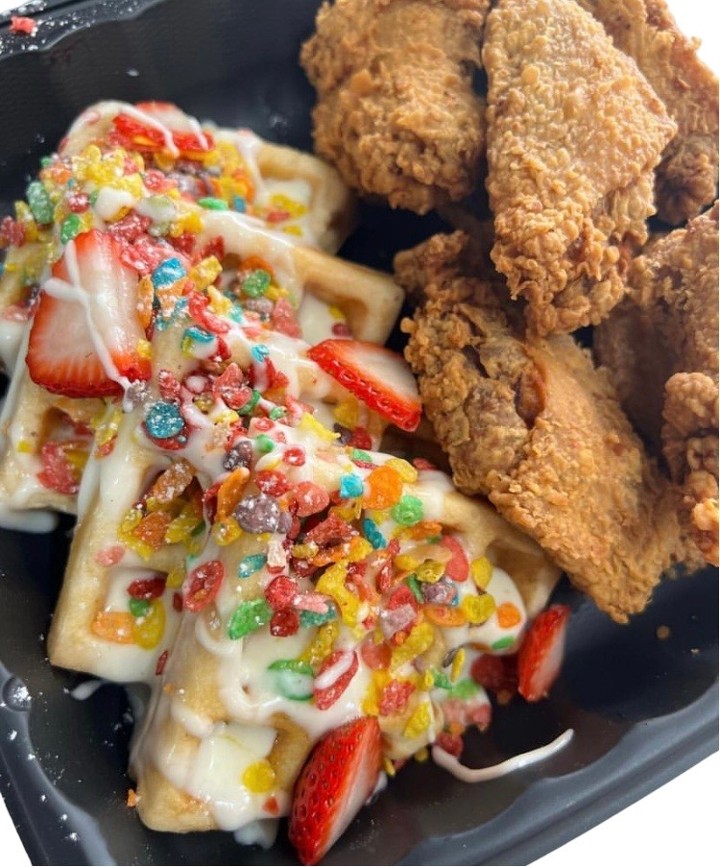 Holy Brunch KC - 4 Wings + Waffle