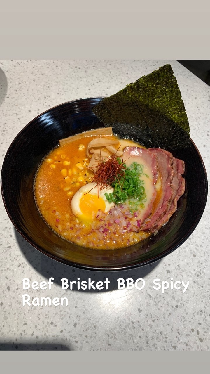 Yuzu Ramen 520 Park Ave, Stall A1 - Beef Brisket BBQ Spicy Ramen