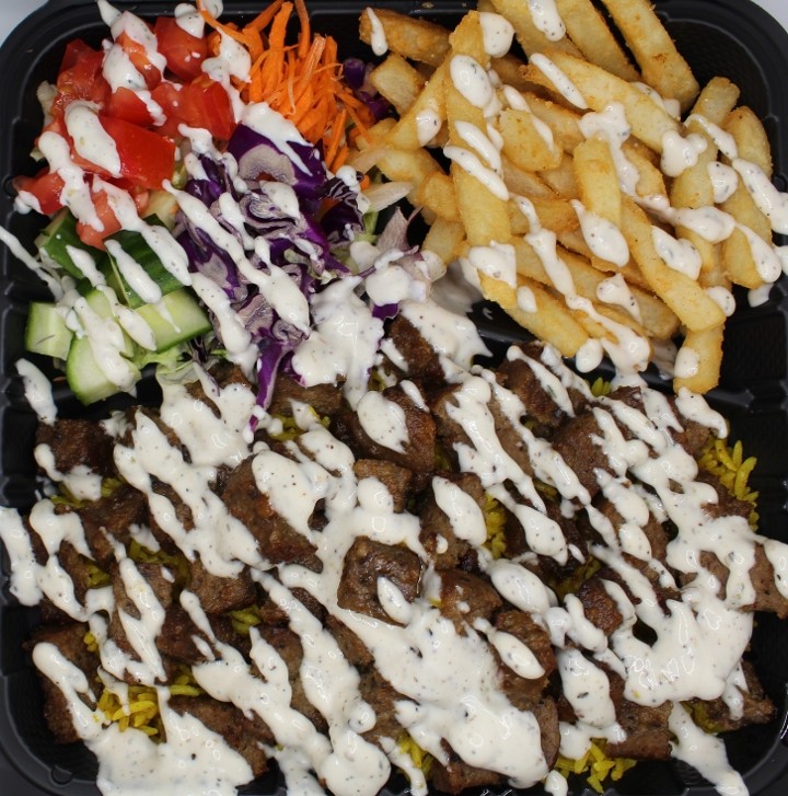 MKE Chicken & Gyro - Gyro Over Rice